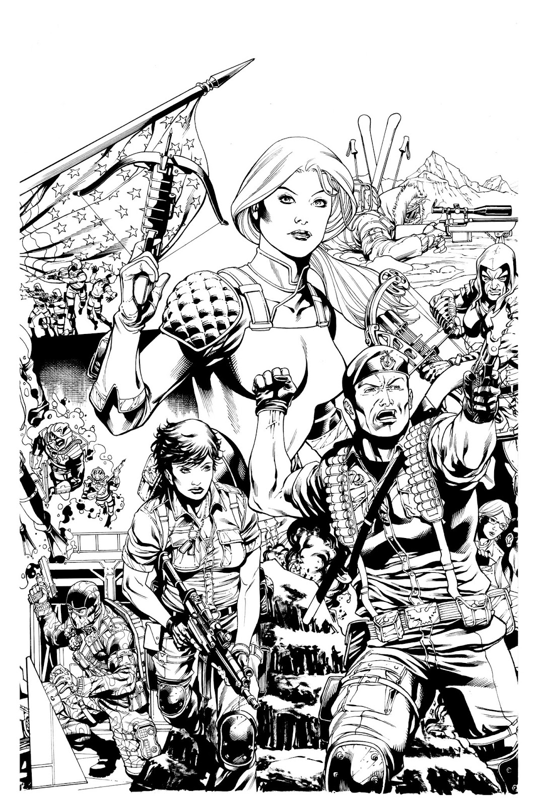 Epic series of G.I. Joe comic covers taking shape at Robert Atkins blog ...