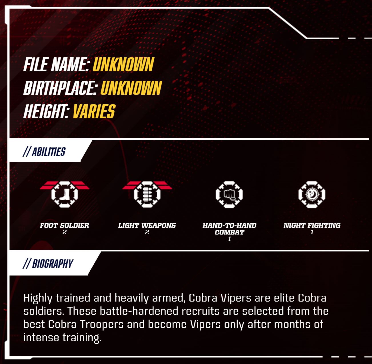 42 – COBRA Viper (Python Patrol – Special Mission: COBRA Island ...